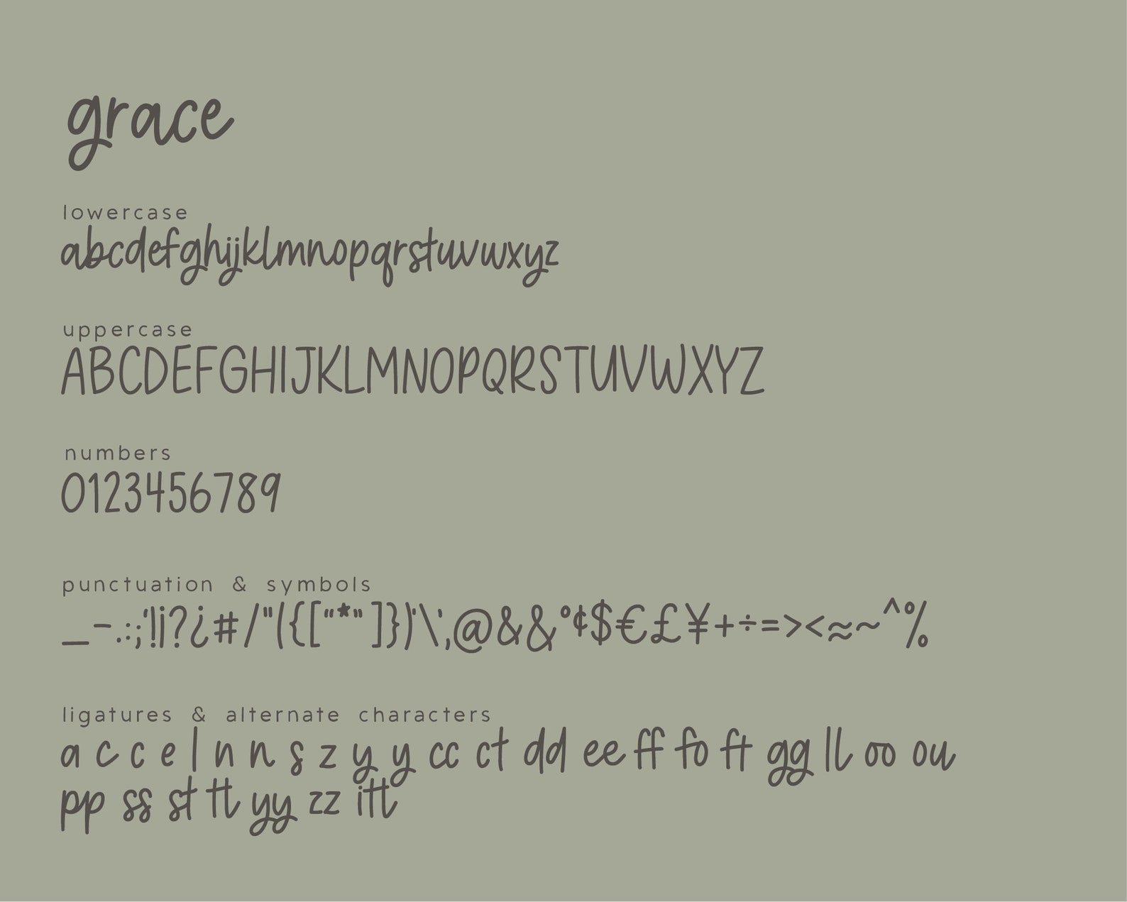 FONT Handwritten Script Cursive Serif Hand Lettered Font, Modern Script ...