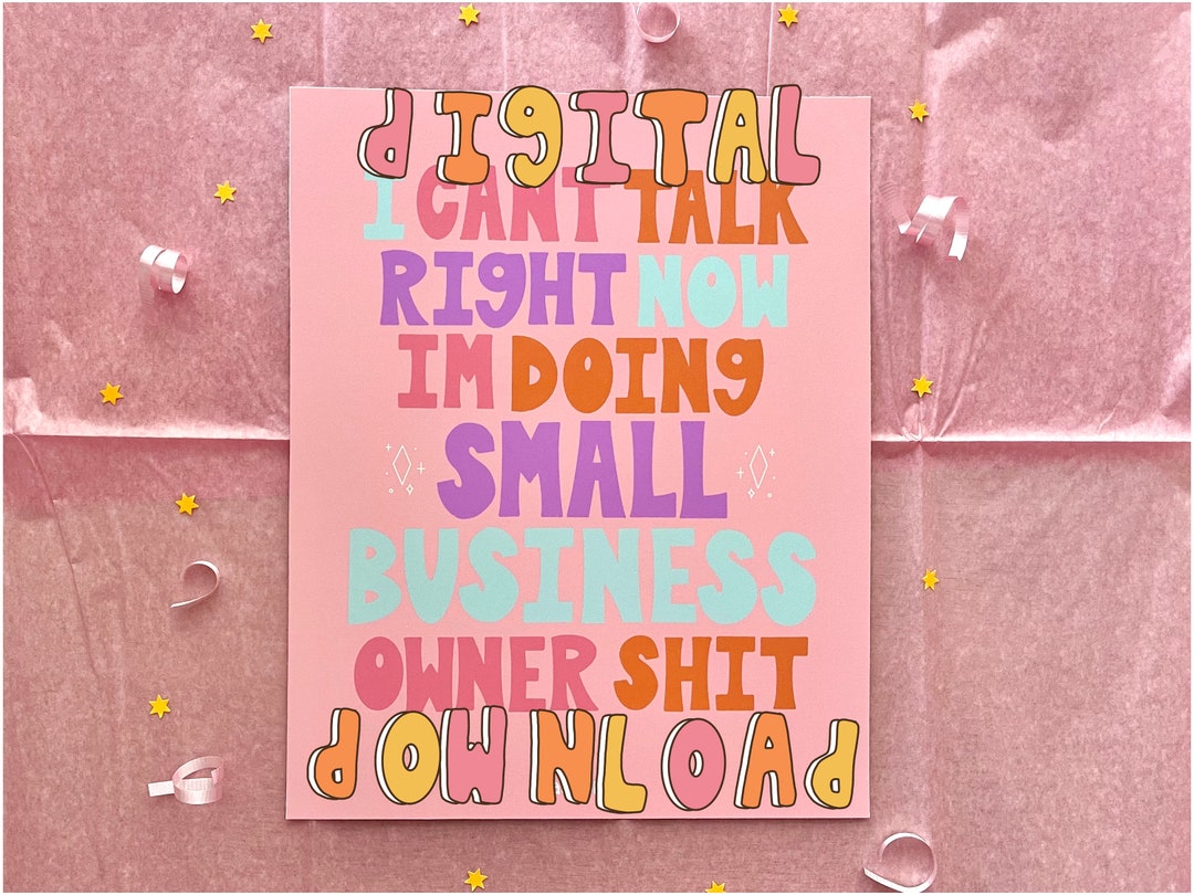 Small Business Print DIGITAL DOWNLOAD - Etsy