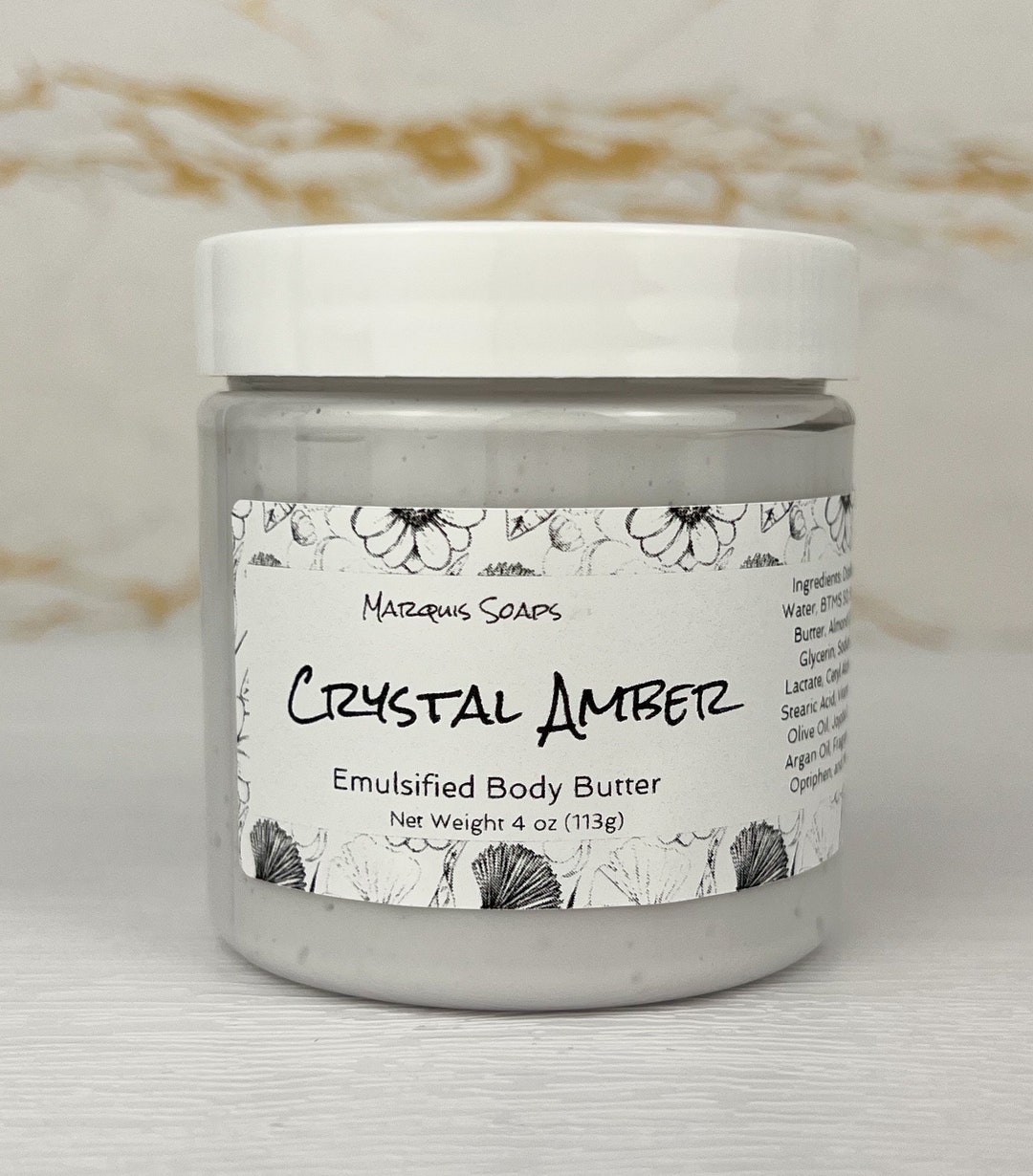 Crystal Amber Emulsified Shea Butter Body Butter; Lotion - Etsy
