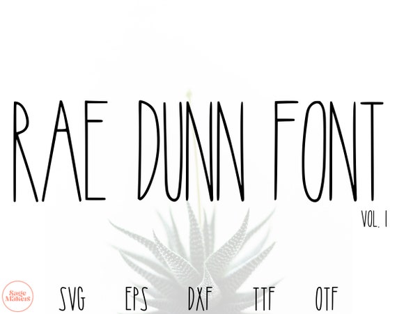 Rae Dunn Font Rae Dunn SVG Rae Dunn Font SVG Cricut Font | Etsy