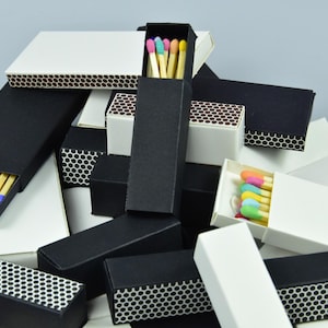 2" Inch Long, Wooden Matchsticks, Matchboxes, For, Weddings, Small Gift ...