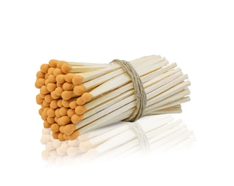 2 Inch Brown Stem Black Tips Wooden Matchsticks for Home Decor Wedding ...