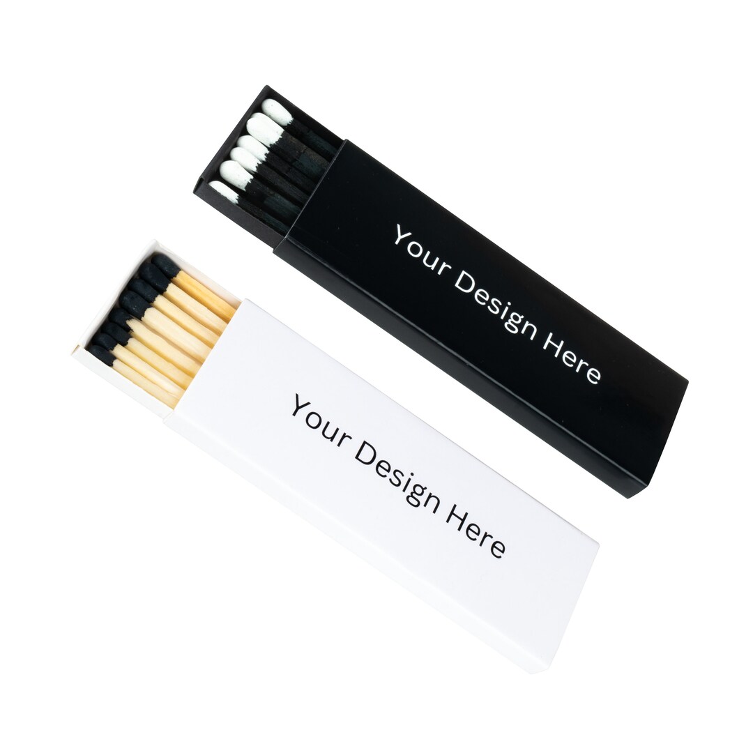 Custom Matchboxes Set of 10 Personalized 4 Inch Long Colorful ...