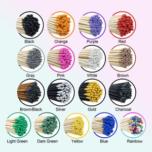 4 Inch Gold Long Wooden Matchsticks for Home Decor Wedding Favors ...