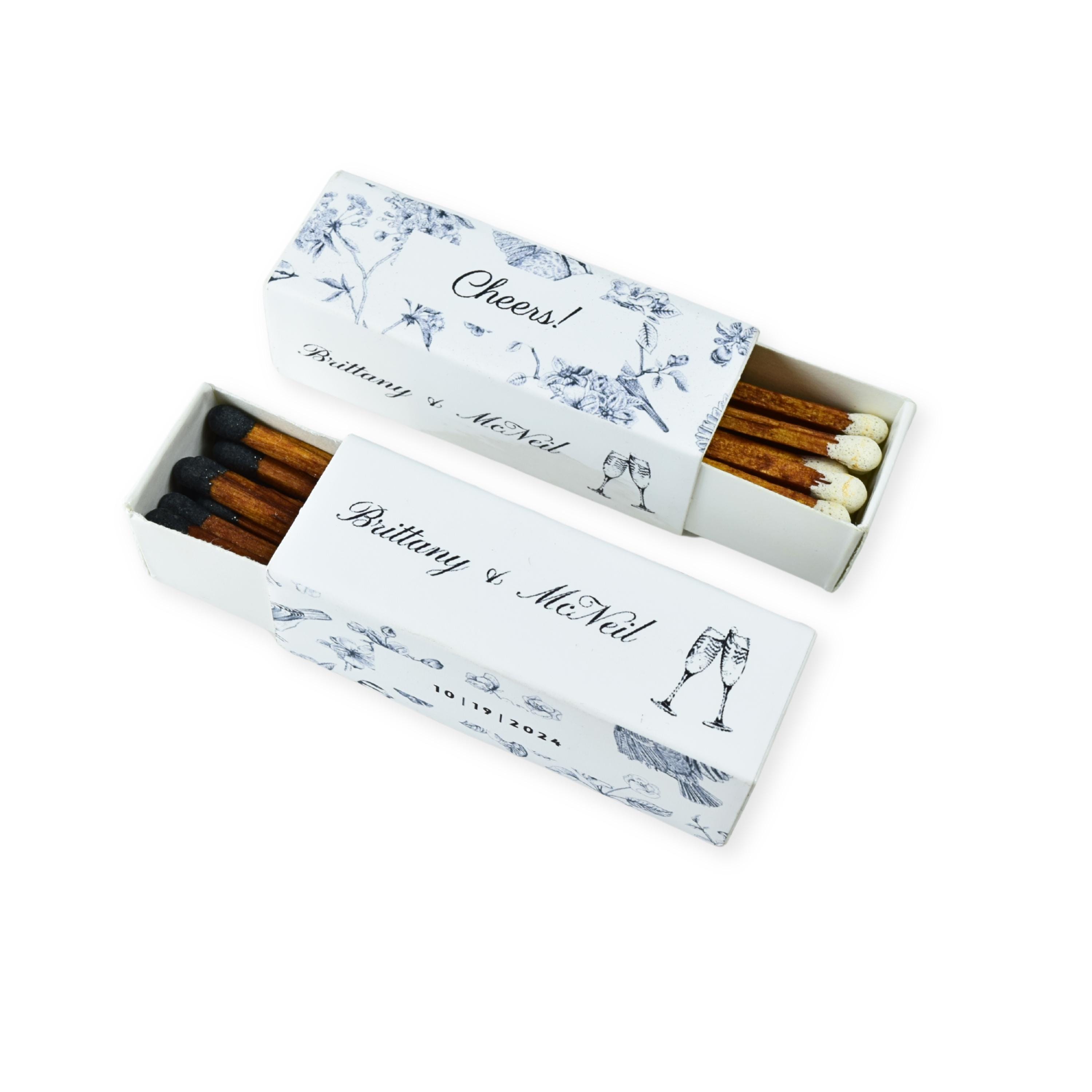 Custom Matchboxes - Set of 10 - Personalized - 2" Inch Long - Colorful ...