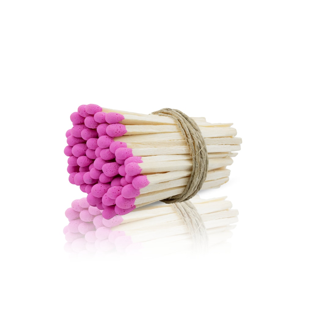 2 Inch Pink Small Wooden Matchsticks for Home Decor Wedding Favors ...