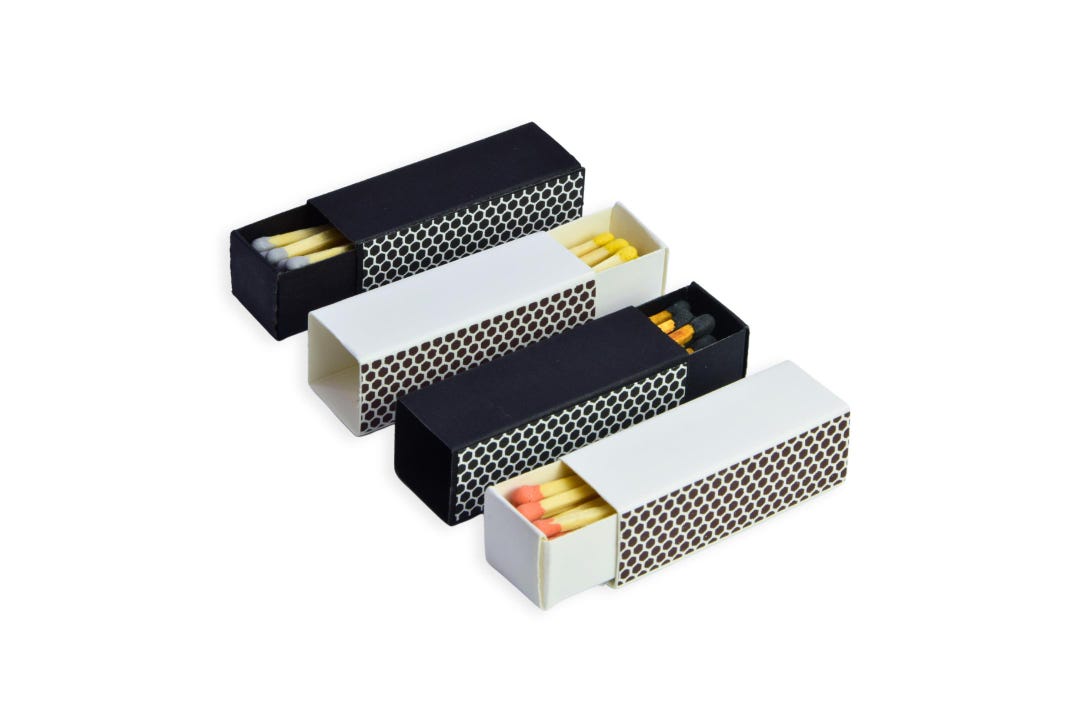 2" Inch Long, Wooden Matchsticks, Matchboxes, For, Weddings, Small Gift ...