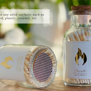 Easy Stick Match Striker Stickers - Self Adhesive - Durable and ...