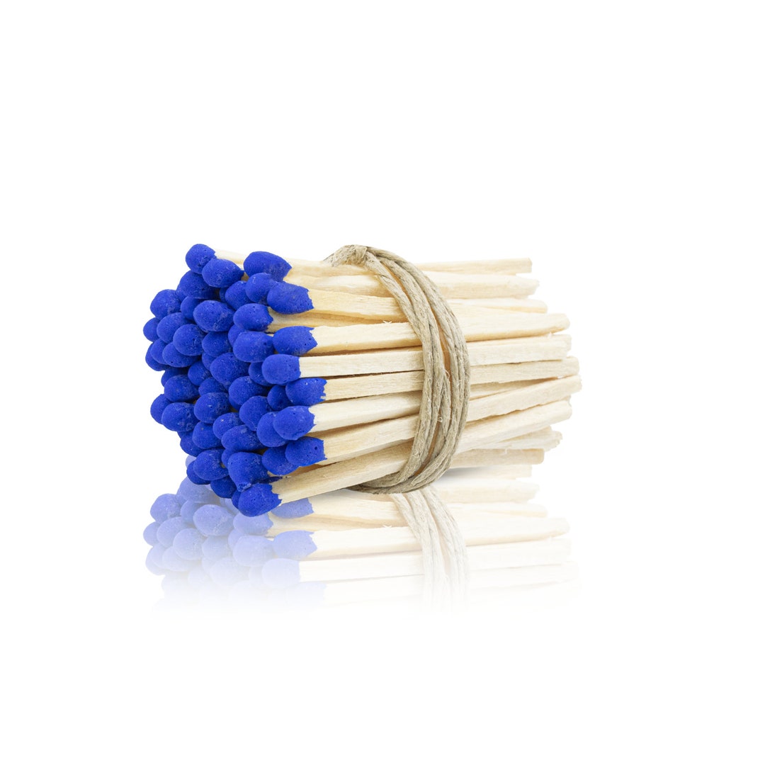 2 Inch Blue Small Wooden Matchsticks for Home Decor Wedding Favors ...