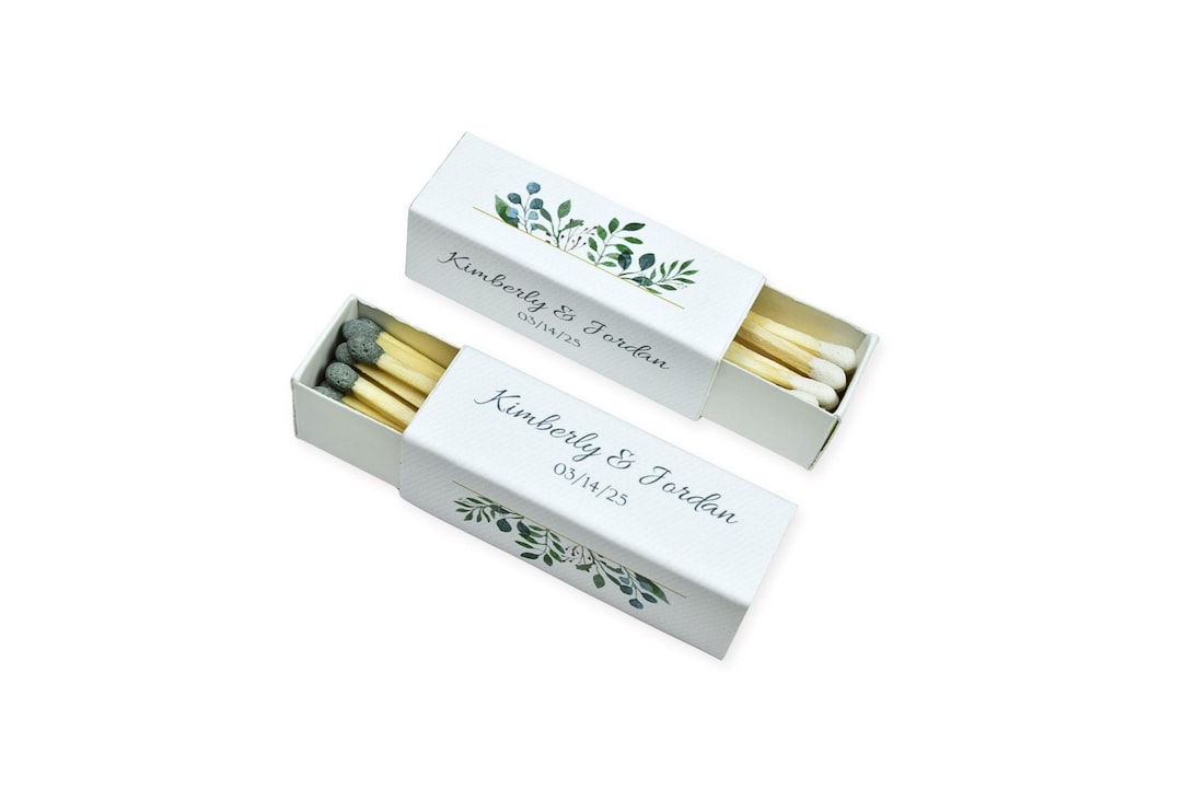 Custom Matchboxes - Set of 10 - Personalized - 2" Inch Long - Colorful ...