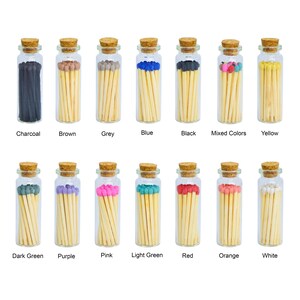 2" Matchsticks in Jar - Perfect for Gifts, Match Holder Bottle, Wedding ...