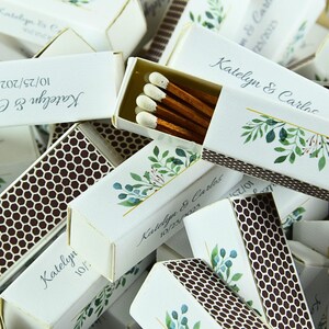 Custom Matchboxes - Set of 10 - Personalized - 2" Inch Long - Colorful ...