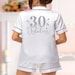 Birthday Pyjamas. Personalised 30th Birthday Pjs. Thirtieth Birthday ...