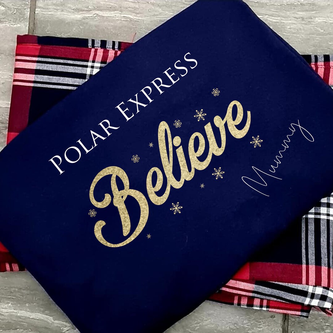 Polar Express Christmas Pyjamas, Personalised Christmas Pyjamas ...
