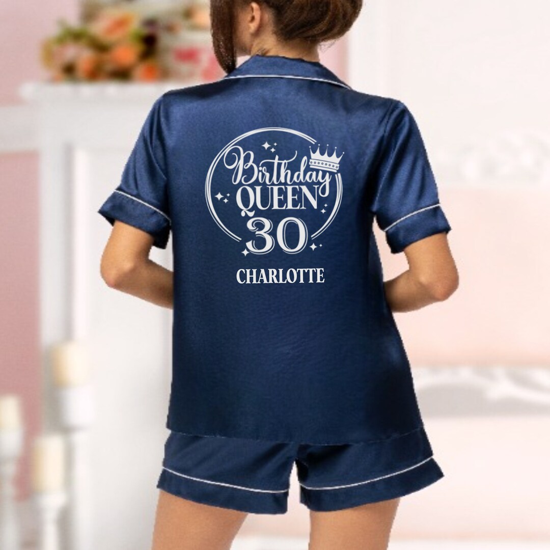 Personalised 30th Birthday Pyjamas. 30th Birthday Pjs. Thirtieth ...