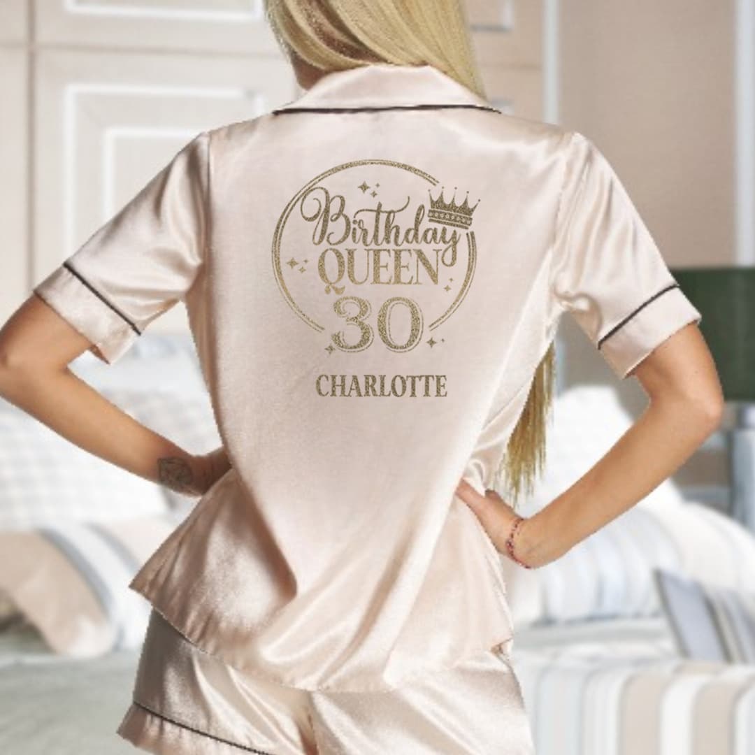 Personalised 30th Birthday Pyjamas. 30th Birthday Pjs. Thirtieth ...