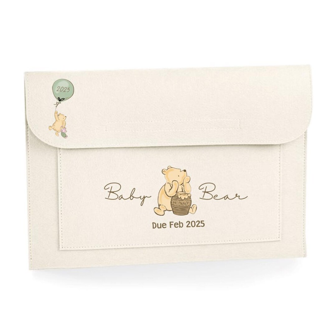 New Mum Folder Baby Maternity Notes Personalised Baby Journey Document ...