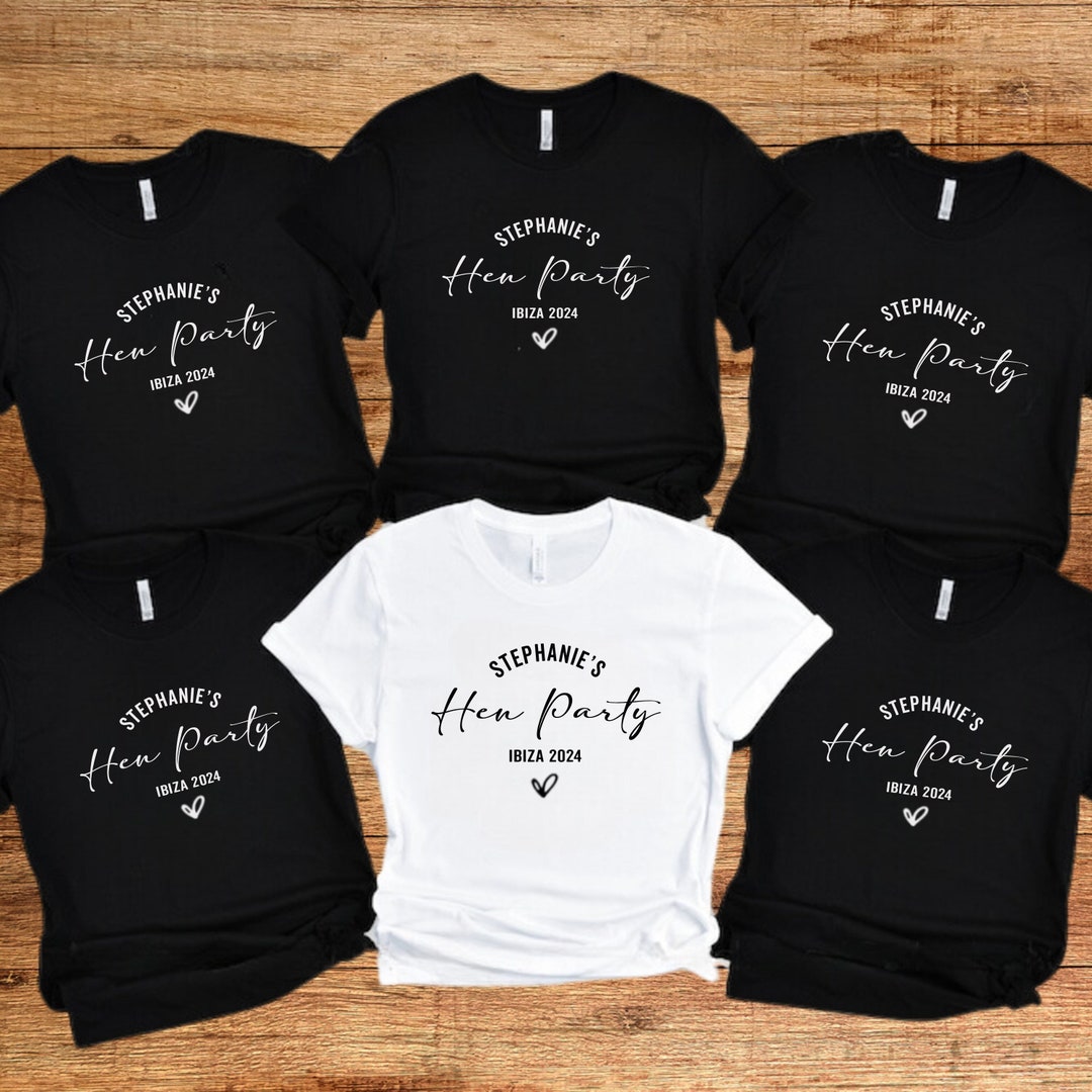 Personalised Hen Party T-shirts. Hen Party Tees, Bride Tribe,team Bride ...