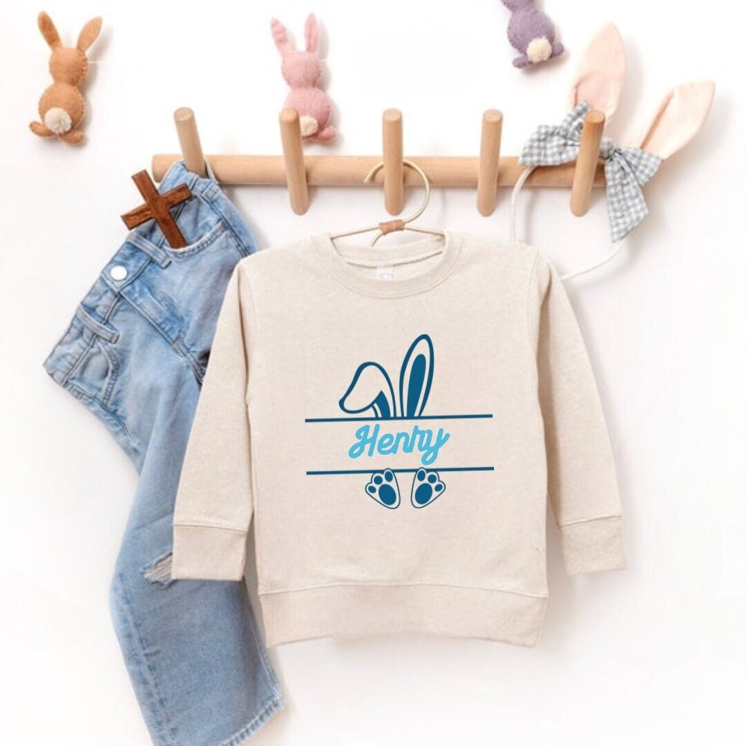 Easter Jumper for the Children. Easter Bunny Top. Personalised Easter ...