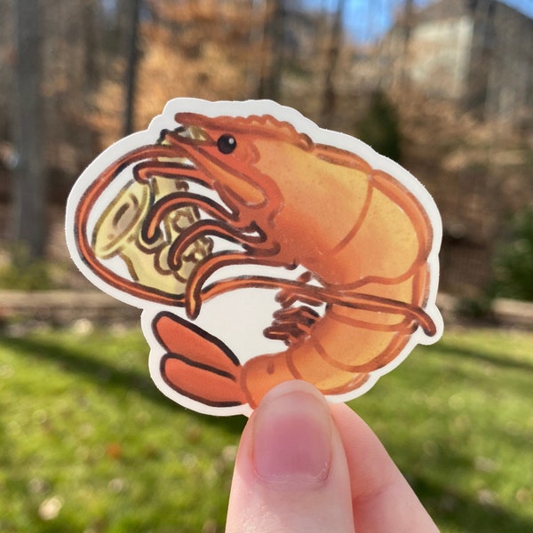 Shrimp Stickers - Etsy
