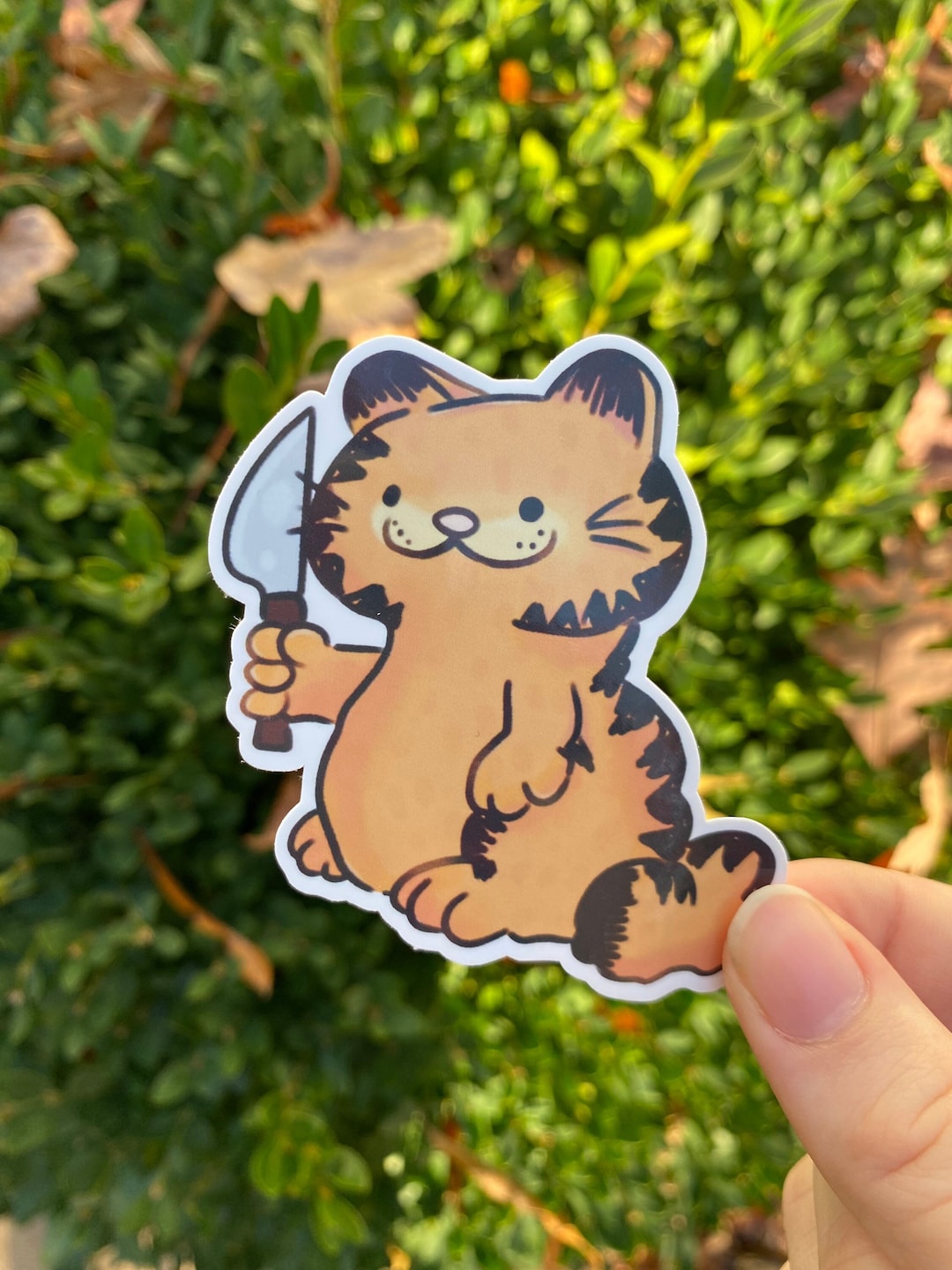 Garfield Sticker / Gorf Sticker / Cute Sticker / Cartoon Sticker ...