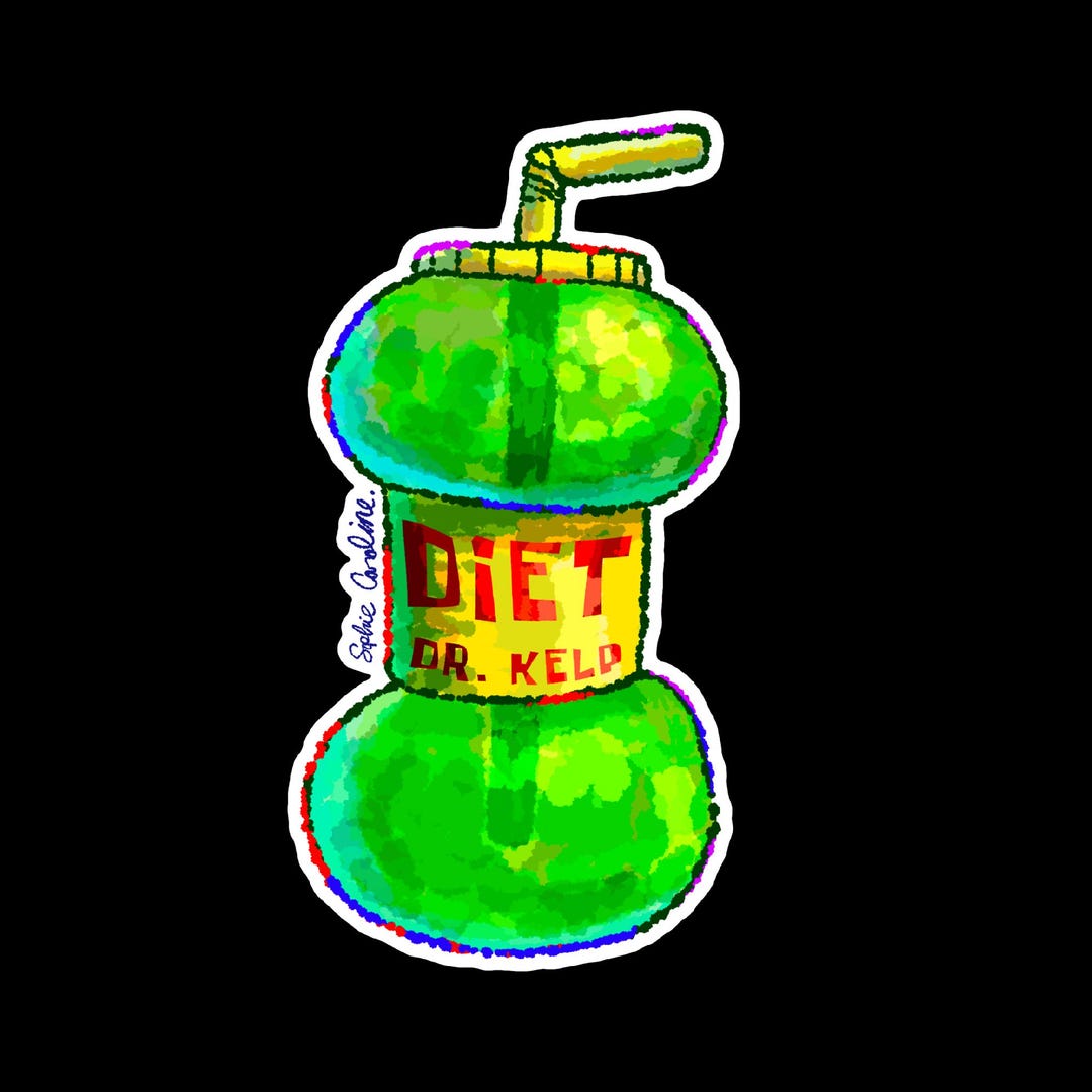Diet Dr. Kelp Vinyl Sticker | Spongebob, Me Hoy Minoy - Etsy