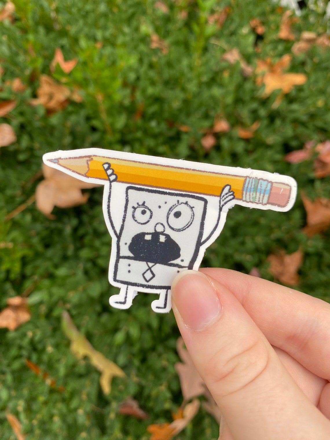 Doodlebob Sticker Spongebob Cute Stickers Pop Culture - Etsy