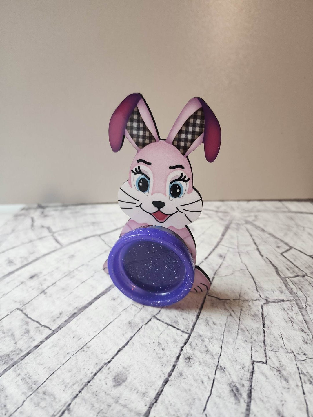 Easter Bunny/bunny Play-doh Holder/play-doh Easter Gift/easter Basket ...