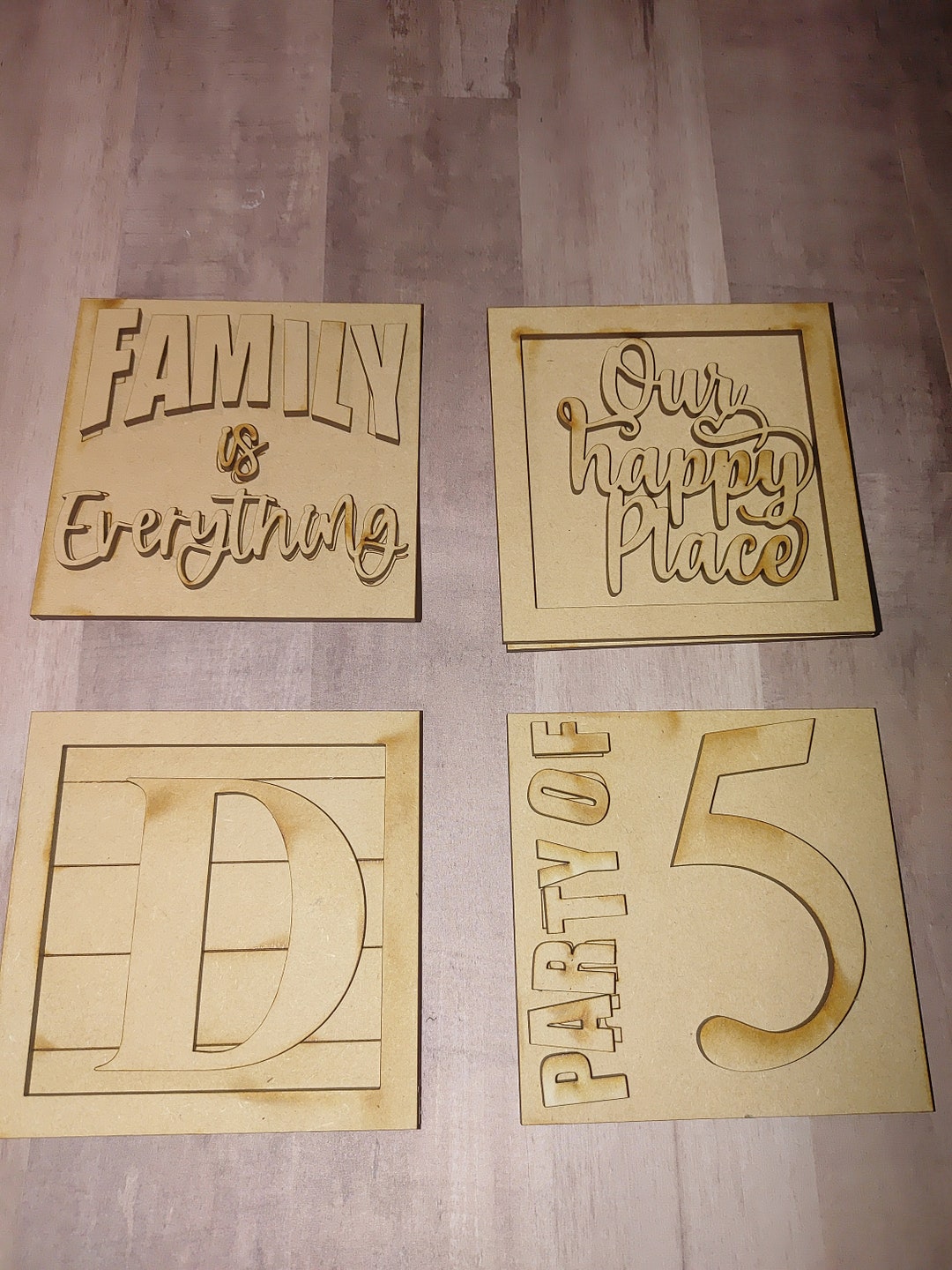 Interchangeable Ladder Wood Inserts-family-unfinished Wood Insert ...