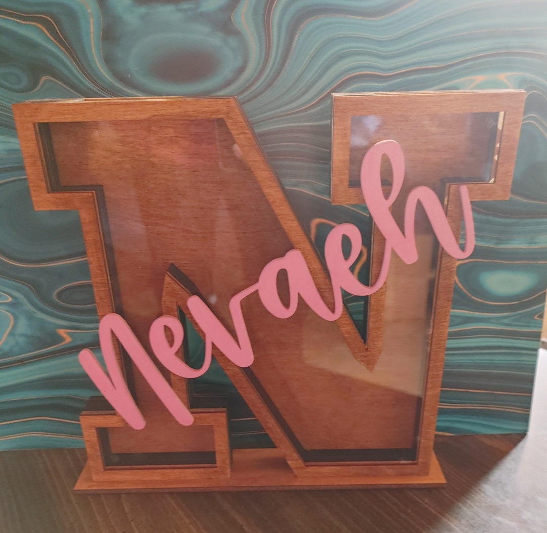 Personalized Name Bank, Wooden Bank, Kids Gift, Piggy Bank, Coin Bank ...