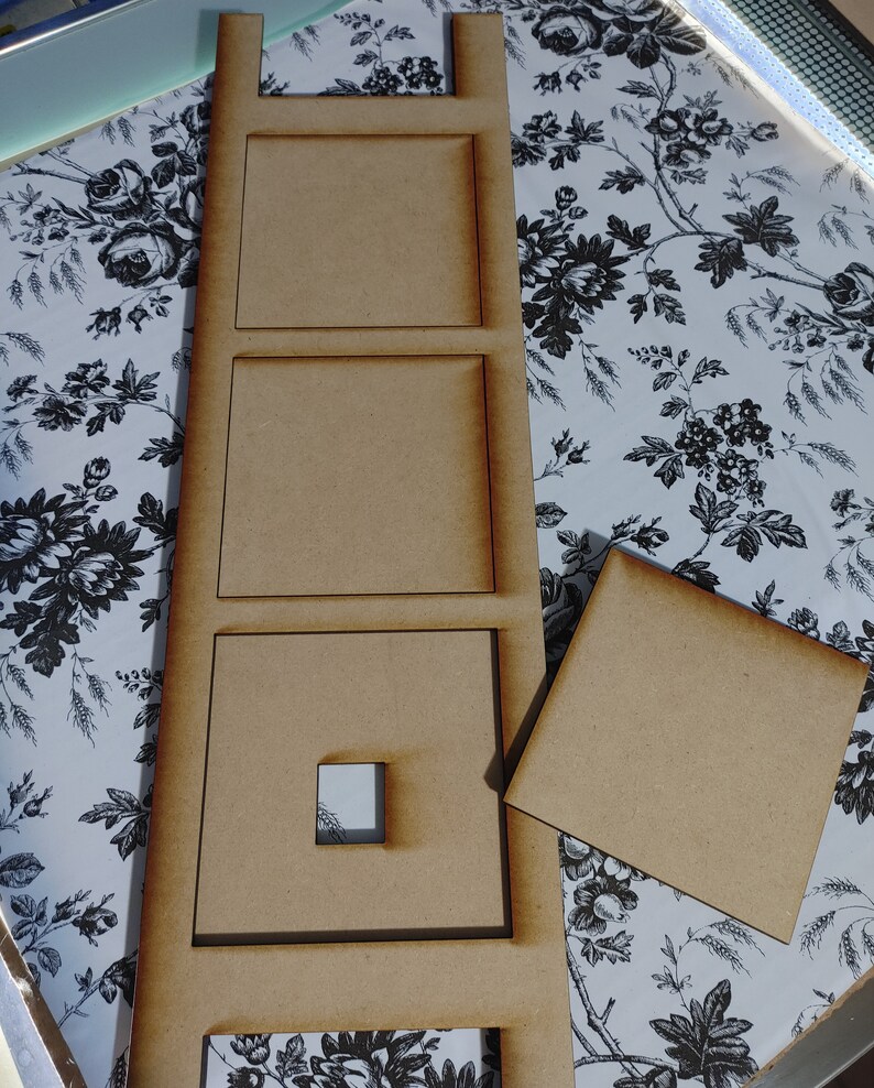 Interchangeable Ladder Wood Inserts- Tiered Tray Decor -thanksgiving ...