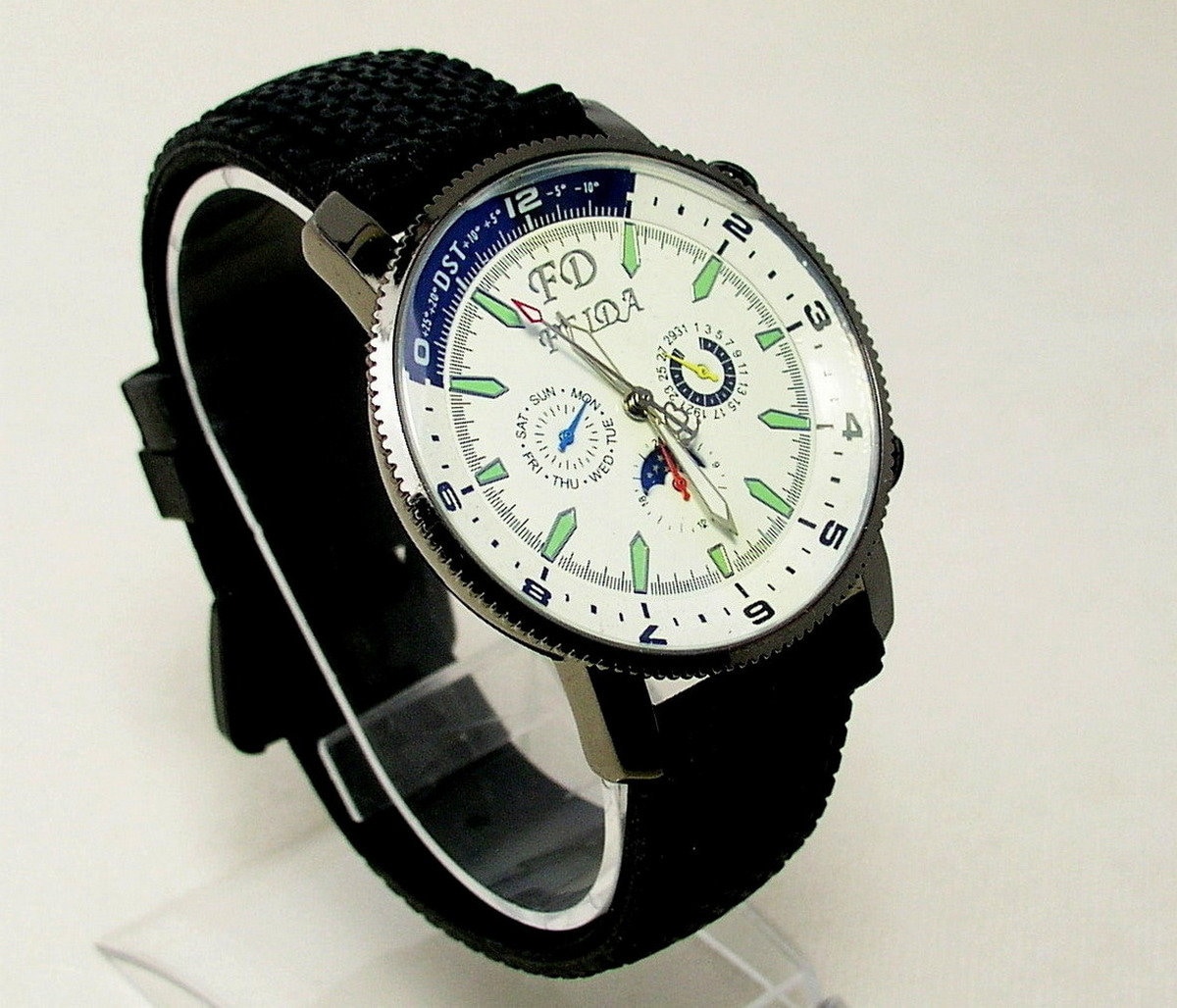 FD Felda Watch as NEW. Date, Moon Phases. - Etsy