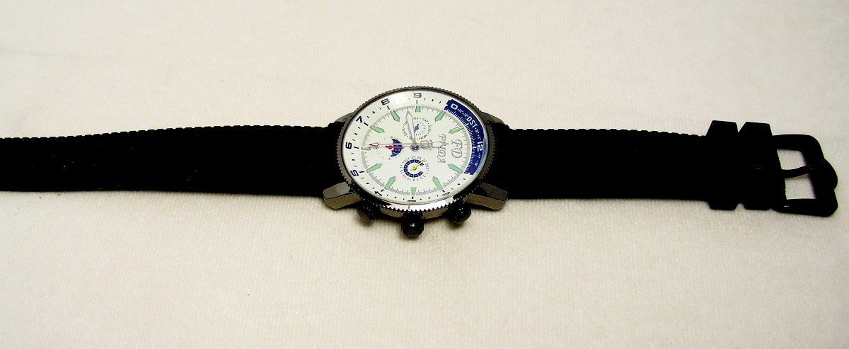 FD Felda Watch as NEW. Date, Moon Phases. - Etsy