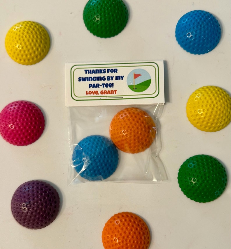 Golf Crayon Party Favors - Etsy