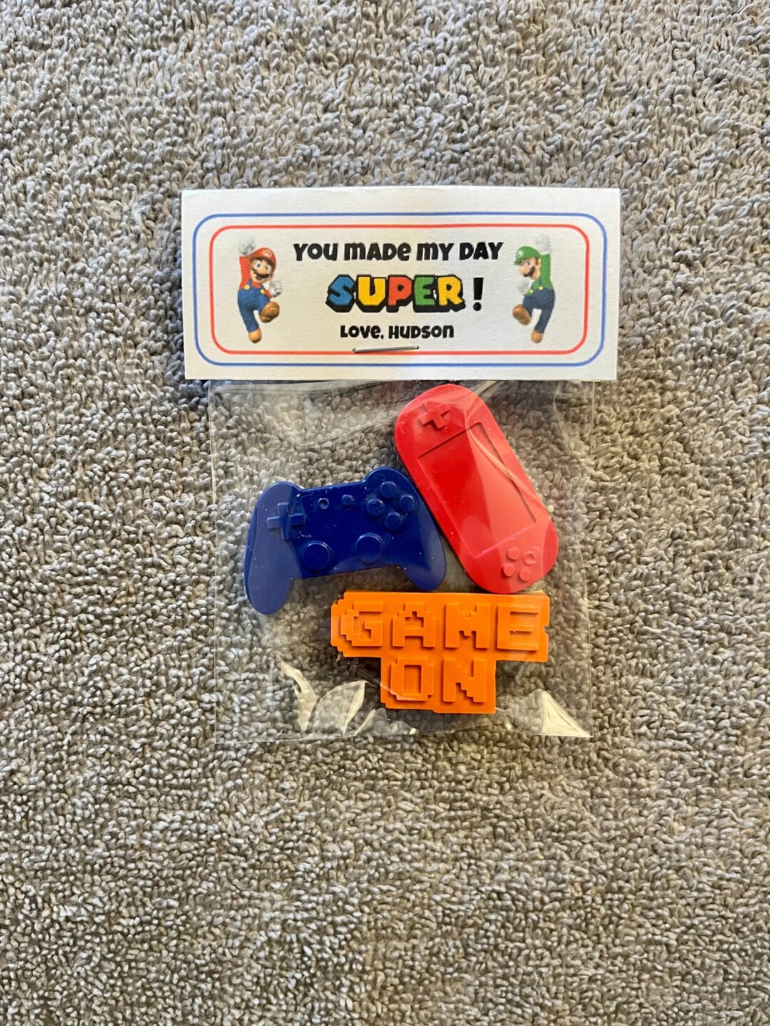 Video Game Crayon Party Favors - Etsy