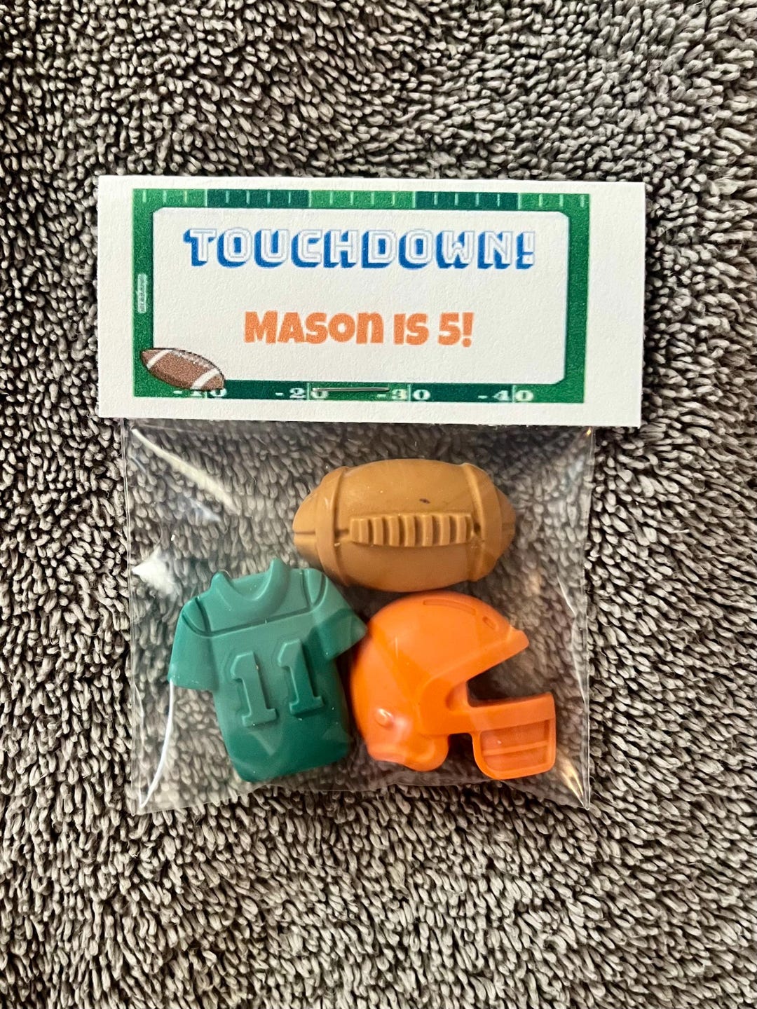 Football Crayon Party Favors - Etsy
