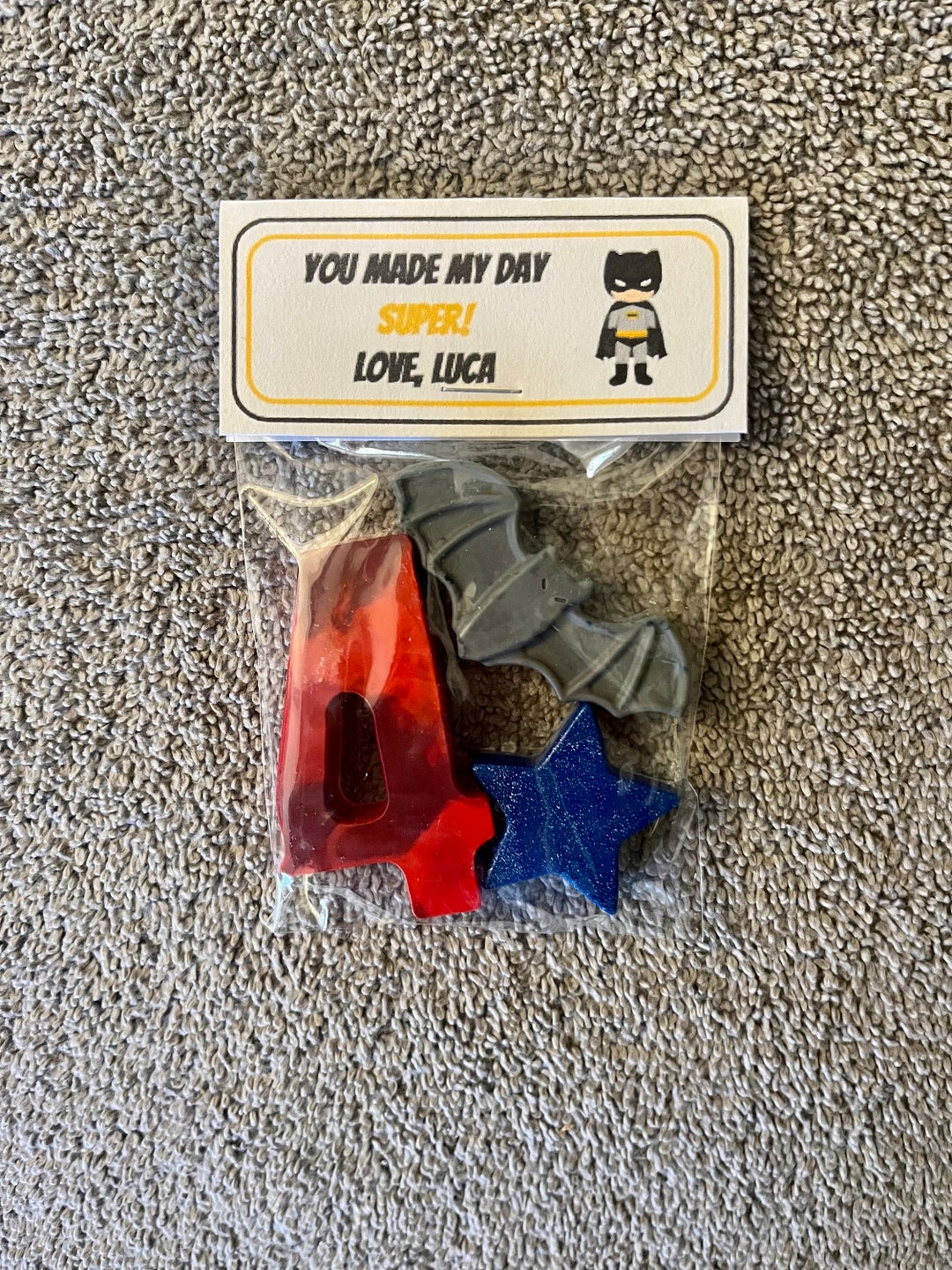 Batman Party Favor Crayons - Etsy