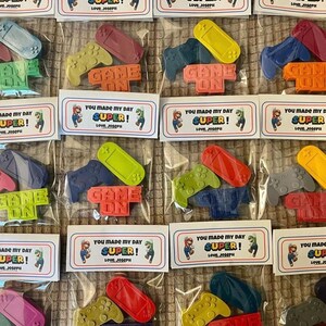 Video Game Crayon Party Favors - Etsy