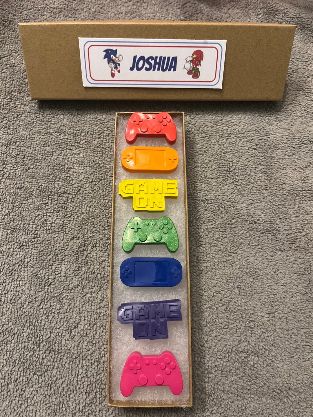 Hedgehog Video Game Crayon Sets - Etsy