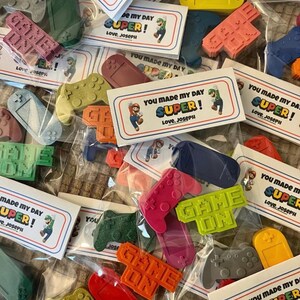 Video Game Crayon Party Favors - Etsy