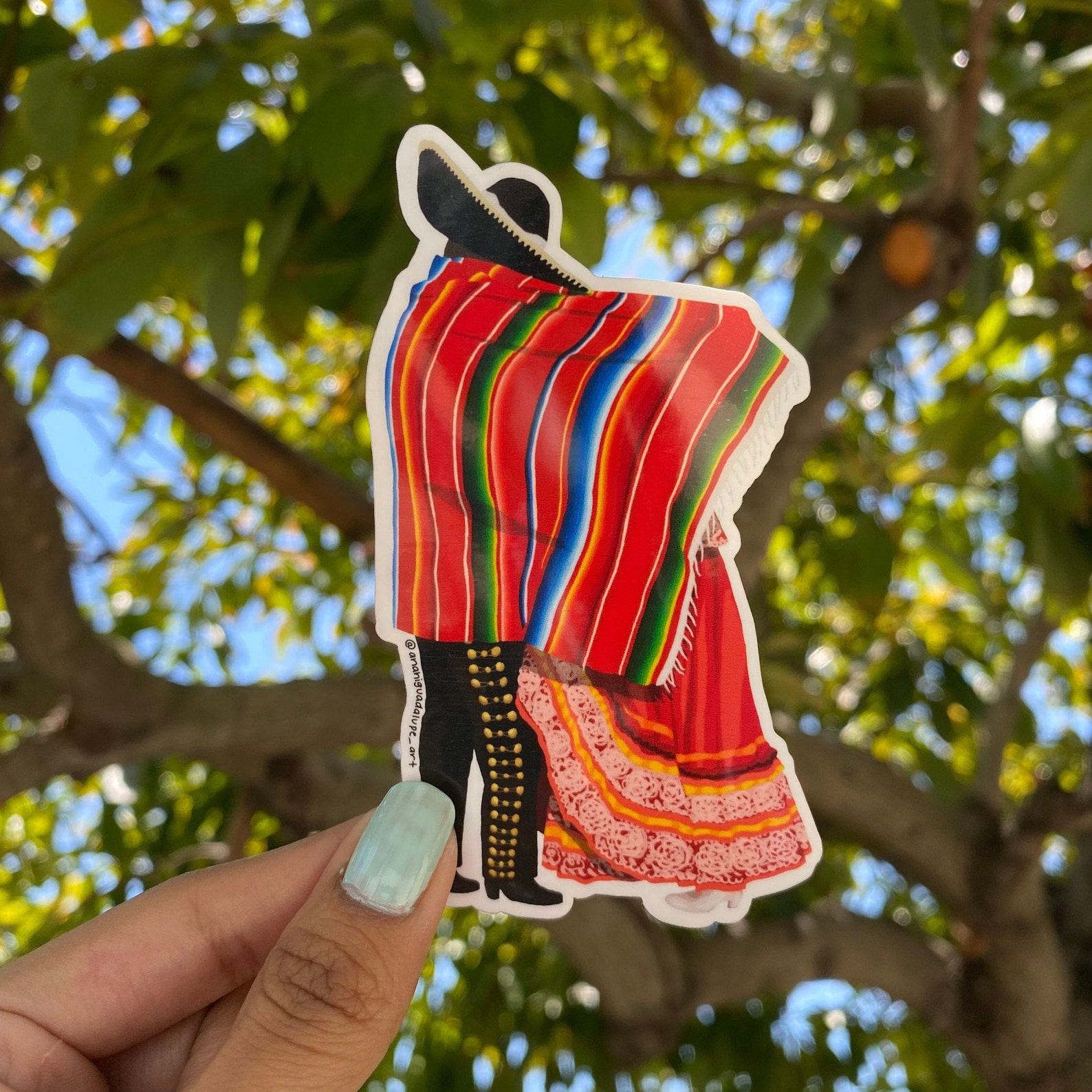 WATERPROOF Jalisco Ballet Folklorico Sticker - Etsy