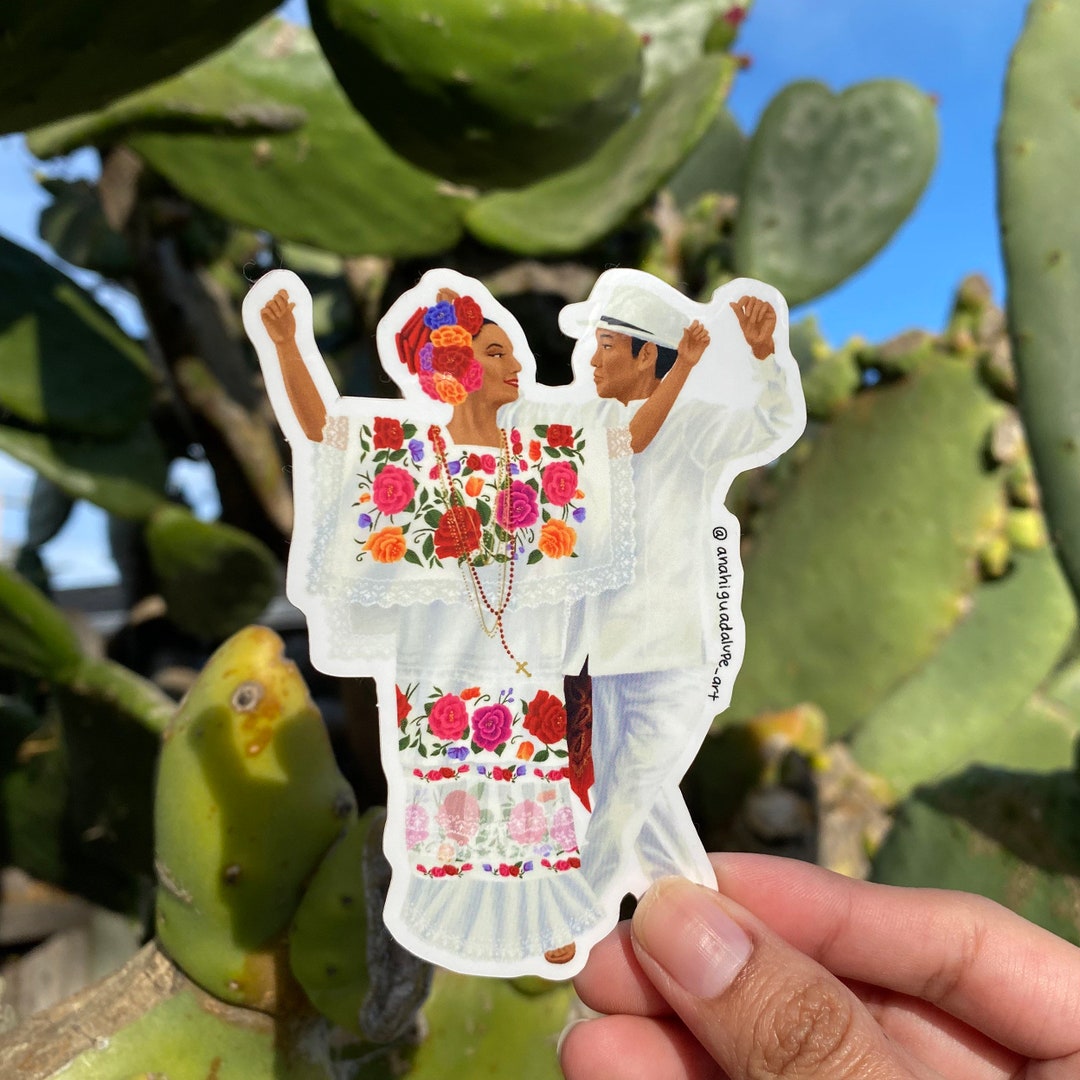 WATERPROOF Yucatán Ballet Folklorico Sticker - Etsy