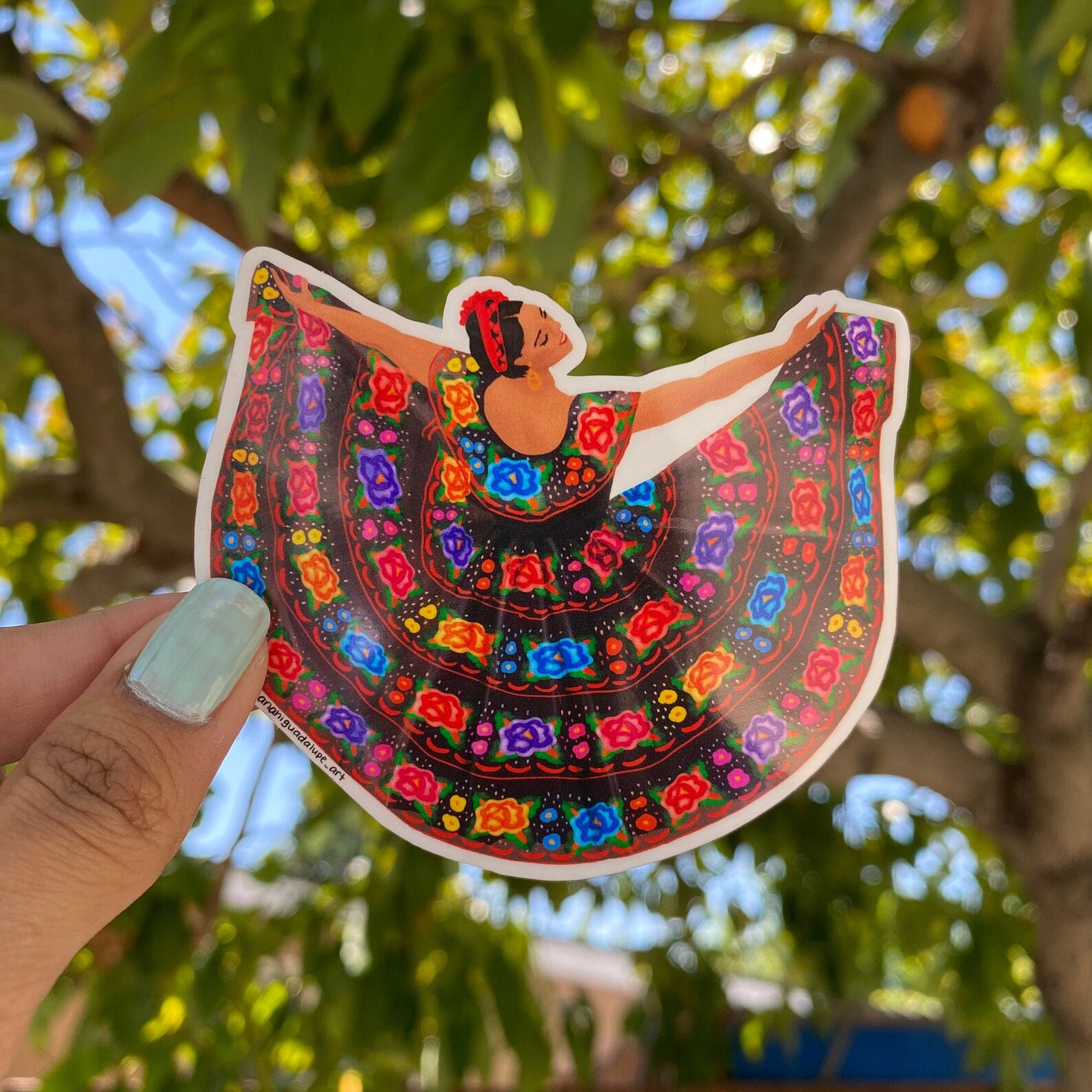 WATERPROOF Chiapas Ballet Folklorico Sticker | Etsy