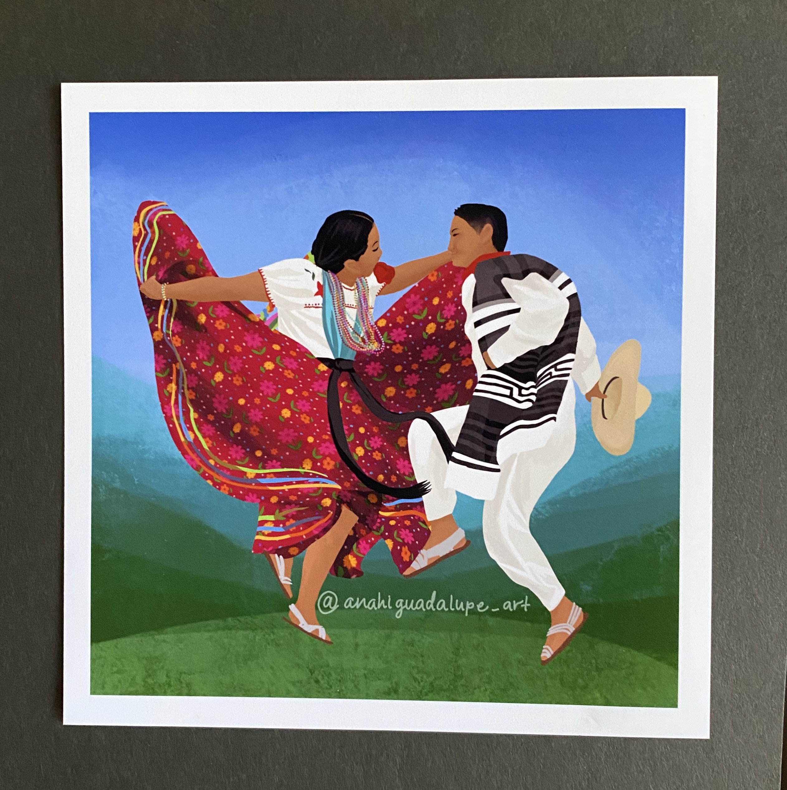 Oaxaca Jarabe Mixteco Small Art Print - Etsy UK