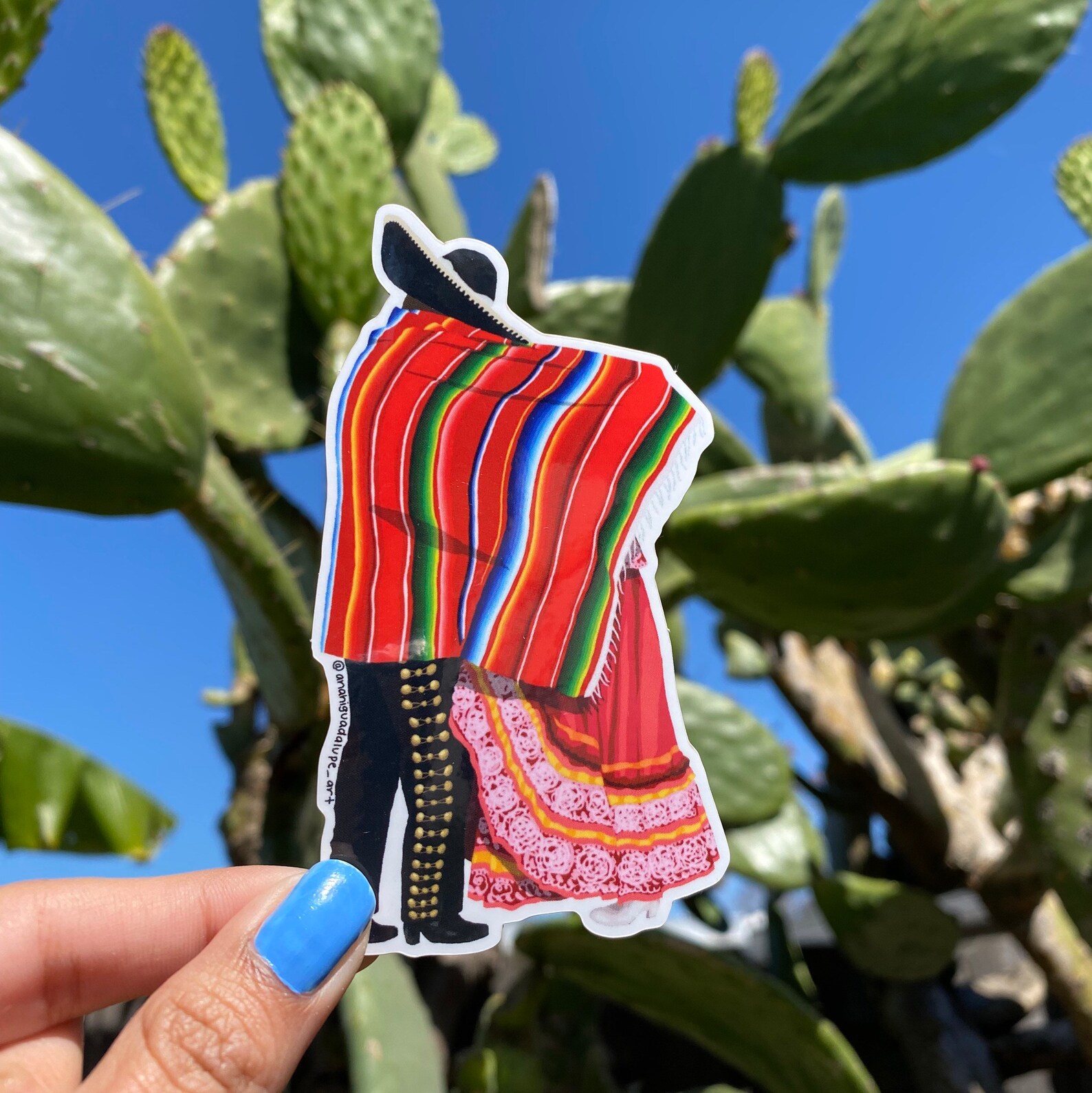 WATERPROOF Jalisco Ballet Folklorico Sticker - Etsy