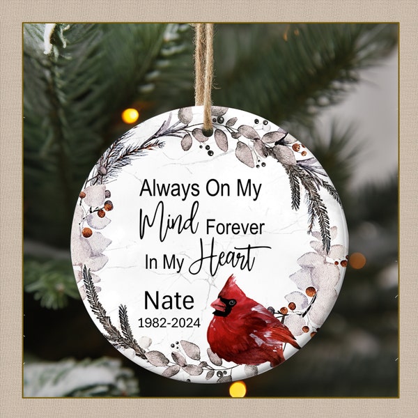 Cardinal Memorial Ornament - Etsy