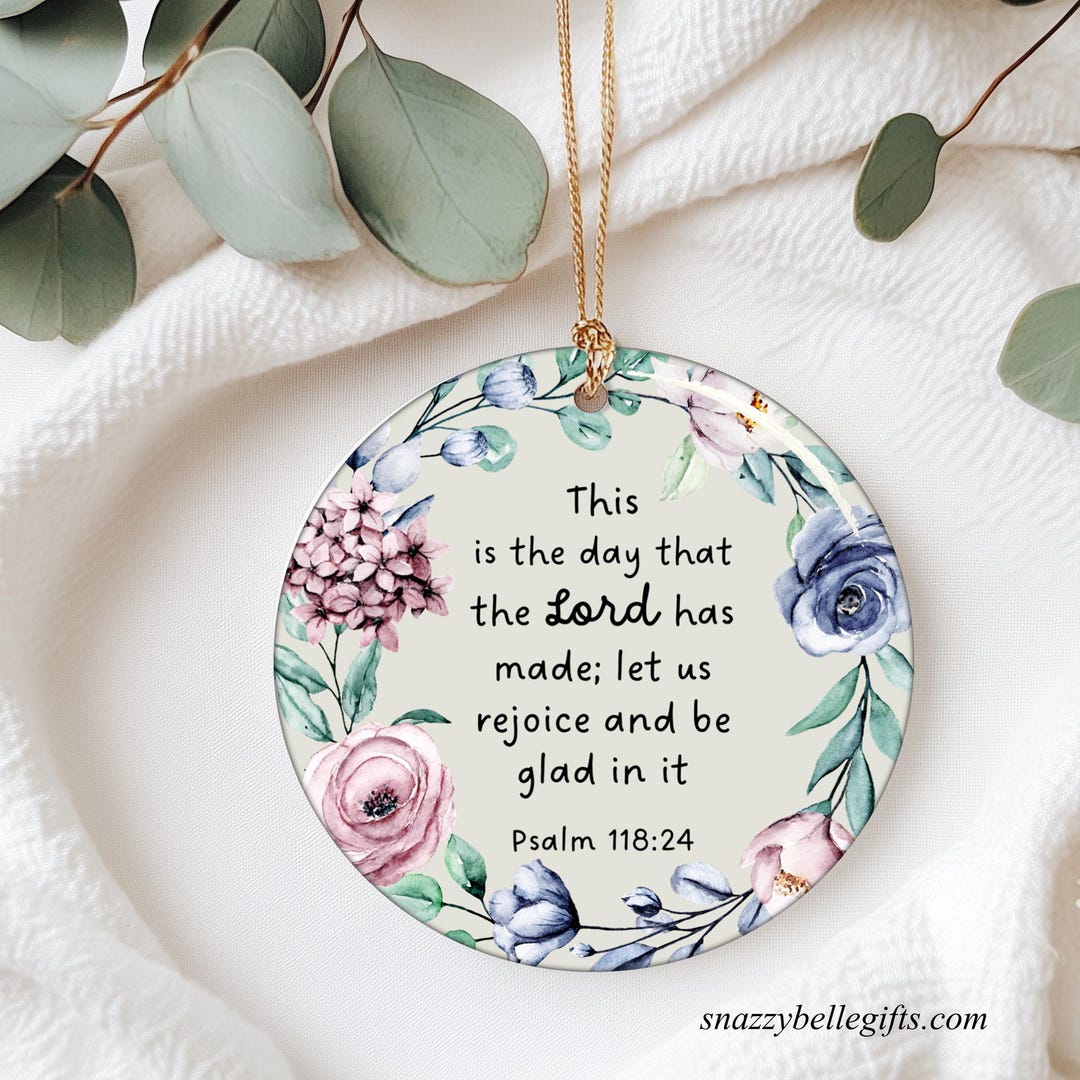 Christian Scripture Gift Ornament, Religious Hanging Home Decor, This ...