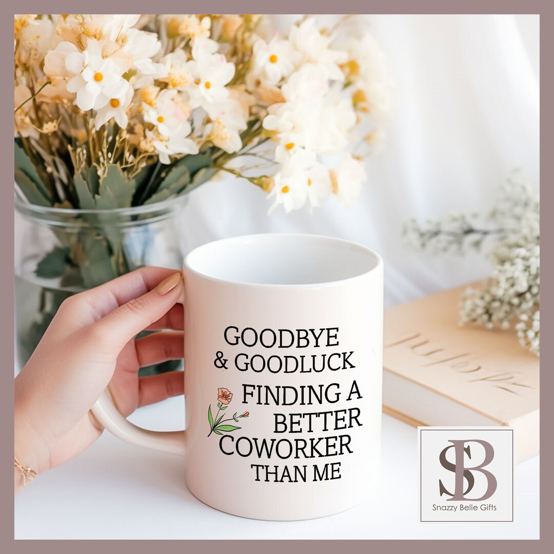 Coworker Friend Farewell Leaving Going Away Gift, Personalized Coworker ...