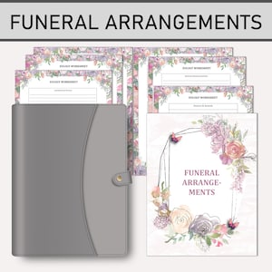 End of Life Planner Printable Kit: Final Wishes Legacy Organizer ...