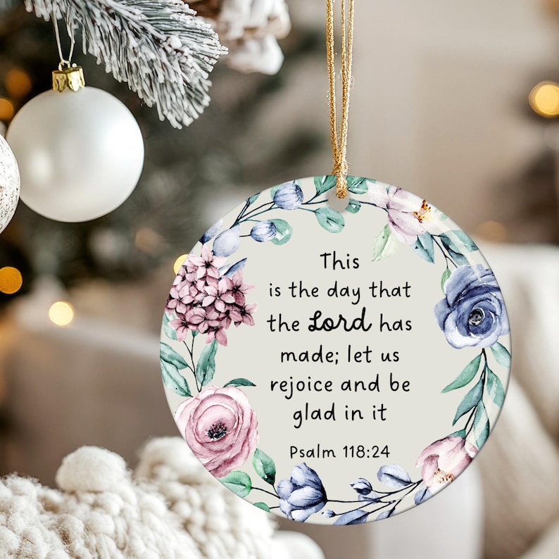 Christian Scripture Gift Ornament, Religious Hanging Home Decor, This ...